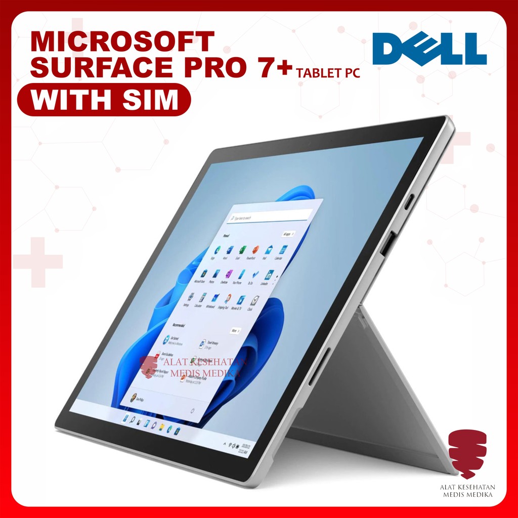 Jual Microsoft Surface Pro 7+ i5 Gen 11 16/256gb + SIM Laptop Windows Tablet | Shopee Indonesia