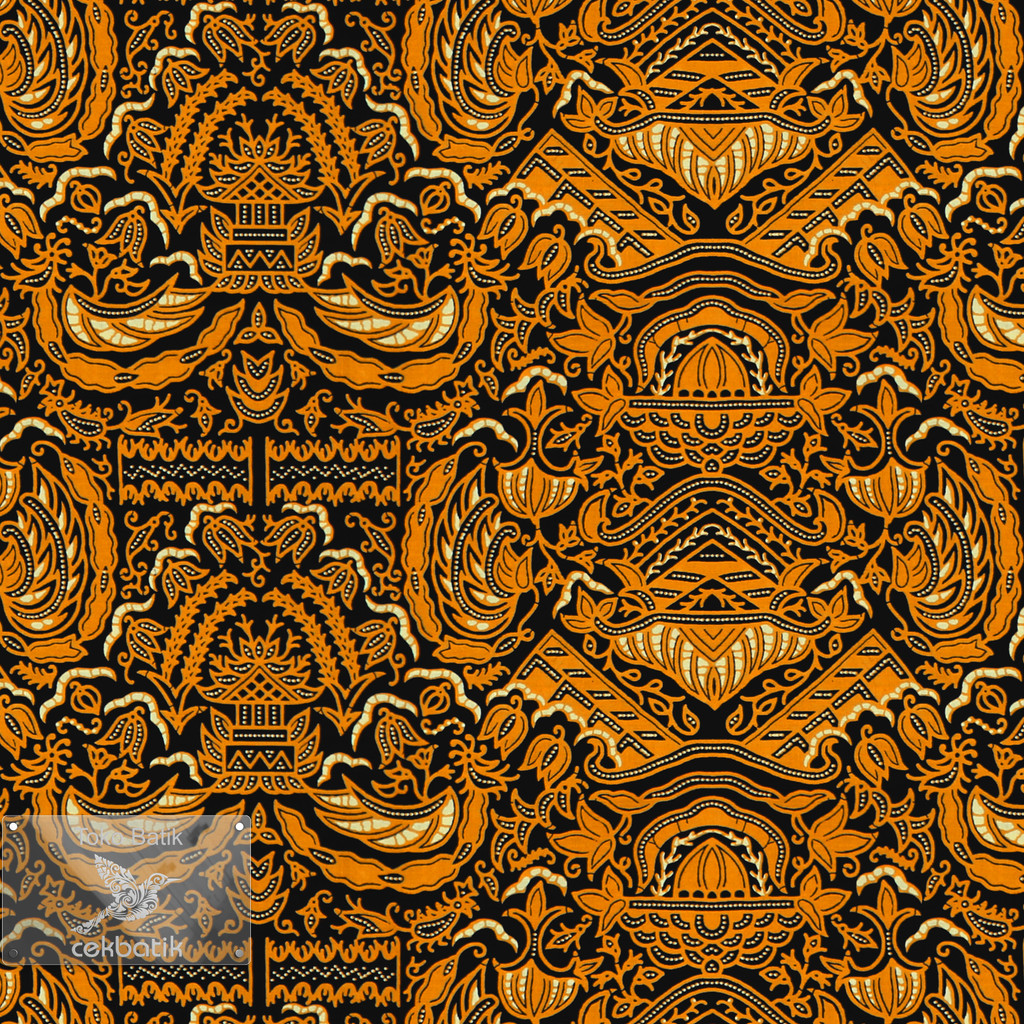 Jual kain batik - EXC Prima Motif Batik Klasik (SOGA EMAS)V9 | Shopee ...