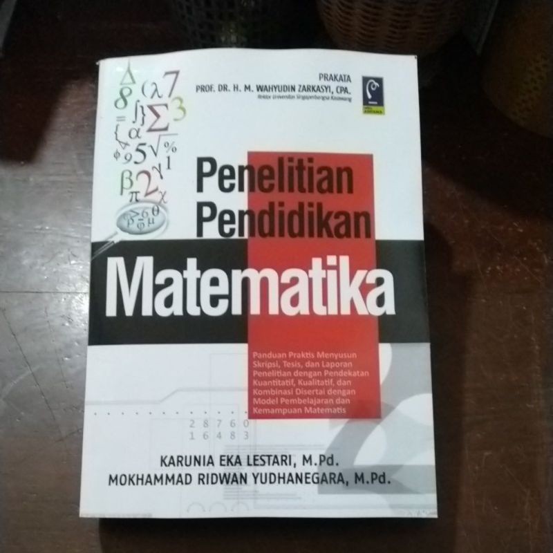 Jual Buku Penelitian Pendidikan Matematika / Karunia Eka Lestari | Shopee Indonesia