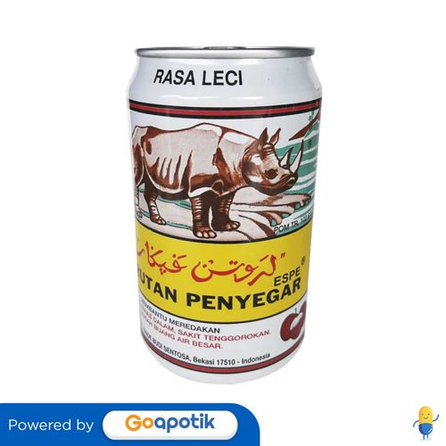 Jual Cap Badak Larutan Rasa Leci 320 Ml Kaleng | Shopee Indonesia