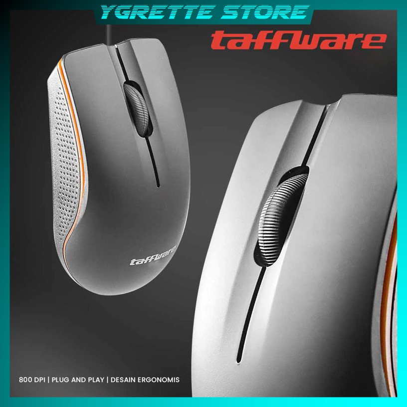 Jual YGRETTE - ORIGINAL Taffware Wired Mouse USB 800DPI - M20 | Shopee ...