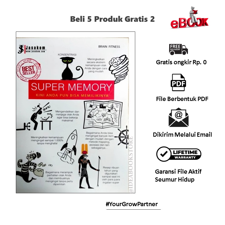 Jual Buku - Super Memory Kini Anda pun Bisa Memilikinya | Shopee Indonesia