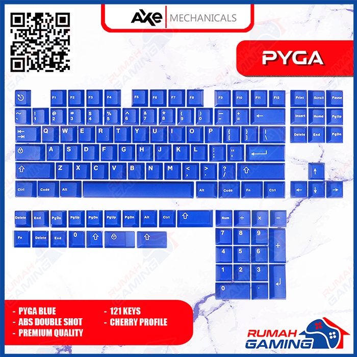 Jual KEYCAP - KEYCAPS - CHERRY - PYGA BLUE - ABS - DOUBLE SHOT | Shopee ...