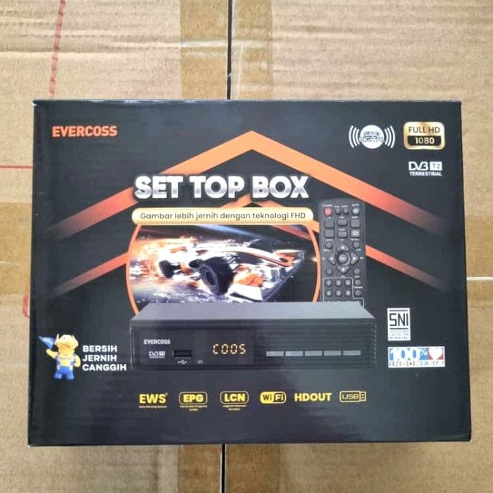 Jual Set Top Box Tv Digital STB Evercross DVB T2 | Shopee Indonesia