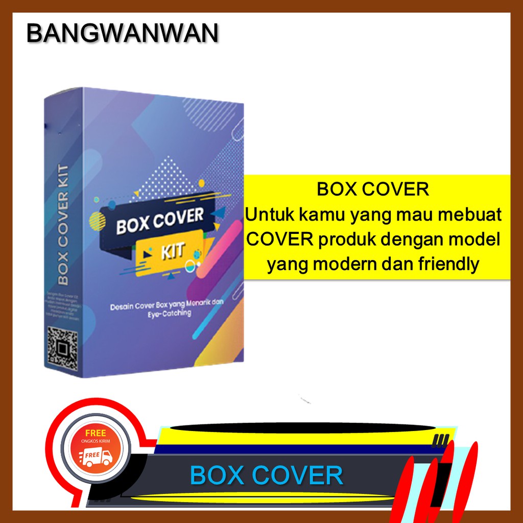 Jual Box Cover Kit - Template Desain Cover Box Produk | Shopee Indonesia