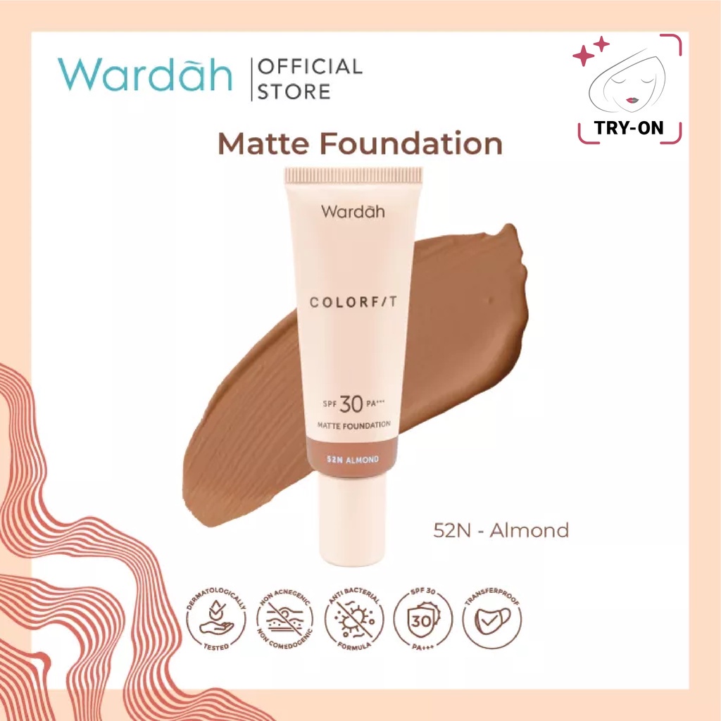 Jual GirlsNeed888 Wardah Colorfit Matte Foundation - Foundation SPF 30 ...