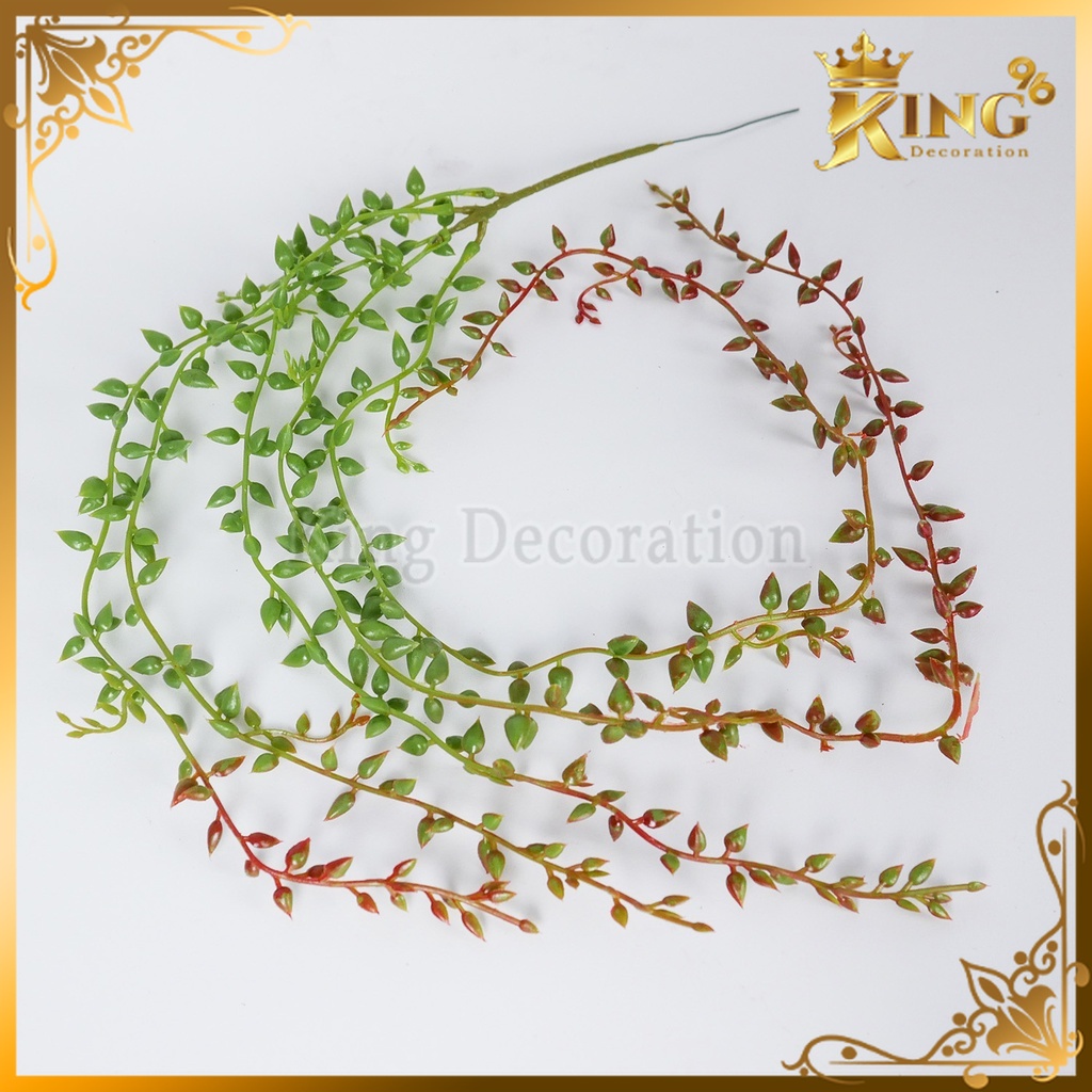 Jual DAUN JUNTAI MELINJO AIR MATA KEKASIH ARTIFICIAL SUKULEN GANTUNG ...