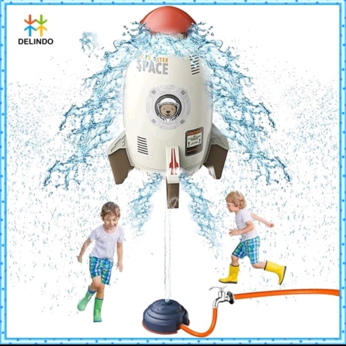 Jual Mainan Water Rocket Sprinkler Air Mancur Roket Launcher Outdoor ...