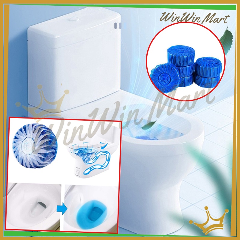 Jual Penyegar Kloset 50g Tablet Pembersih Mangkuk Toilet/ Tablet Biru ...