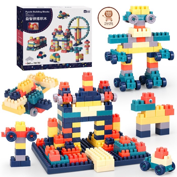 Jual Mainan Anak Edukasi Balok Susun Anak DIY Brick Block Bricks Isi 100 Pcs SNI | Shopee Indonesia