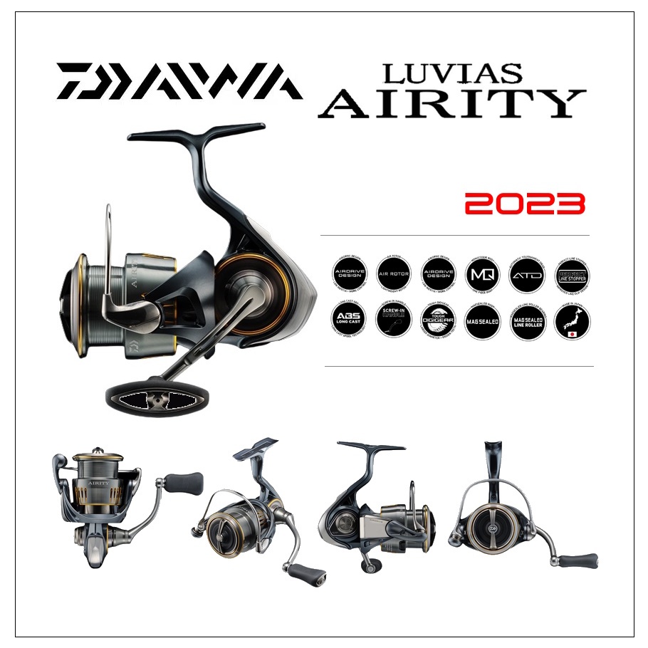 Jual Daiwa Luvias Airity LT Model 2023 Reel Spinning | Shopee Indonesia