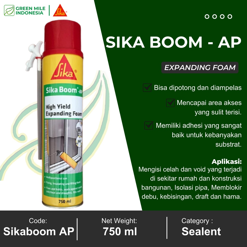 Jual SIKA Sika Boom AP Polyurethane Foam Sikaboom AP Foam Bahan ...