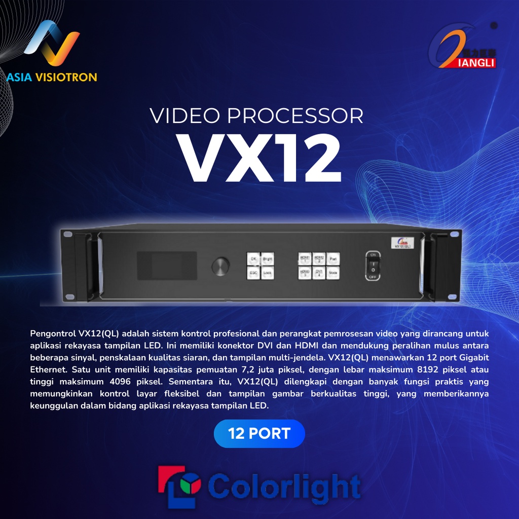 Jual Qiangli VX12(QL) Video Processor By ColorLight | Shopee Indonesia