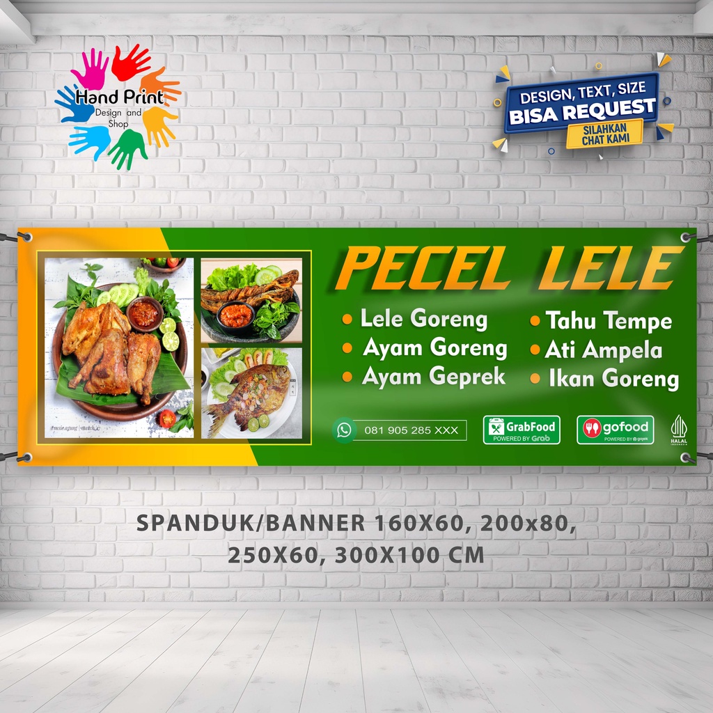 Jual Spanduk Banner MMT Warung Makan Pecel Lele & Seafood Outdoor Bisa ...