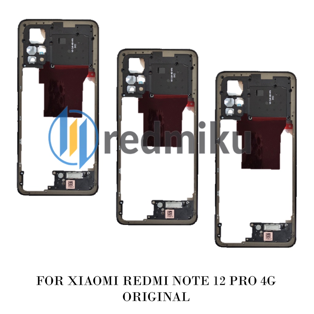 Jual FRAME MIDDLE BAZZEL BAZEL TULANG RANGKA XIAOMI REDMI NOTE 12 PRO ...