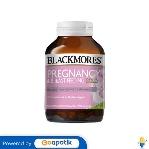 Jual Blackmores Pregnancy & Breastfeeding Gold Botol 180 Kapsul ...