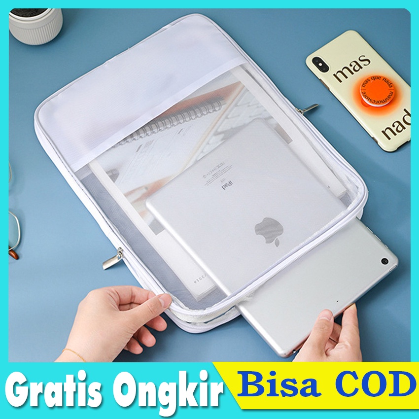 Jual Pouch Bag Bahan Jaring Transparan Sederhana/Tas Serbaguna ...