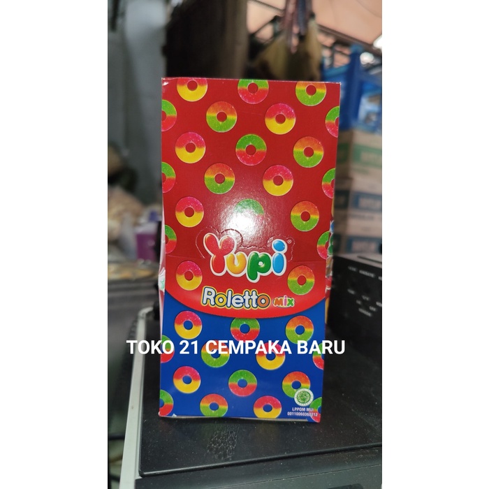 Jual Yupi ROLETTO MIX 1 BOX isi 24 pcs | Permen Yupi Murah Promo Jelly | Shopee Indonesia