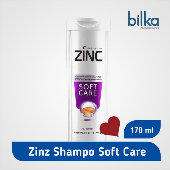 Jual ZINC Shampoo SOFT CARE 170ml | Shopee Indonesia