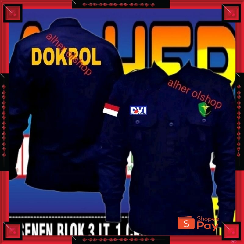 Jual 12.12 SERAGAM SALE / kemeja Dokpol baju Dokpol seragam Dokpol Pdh ...