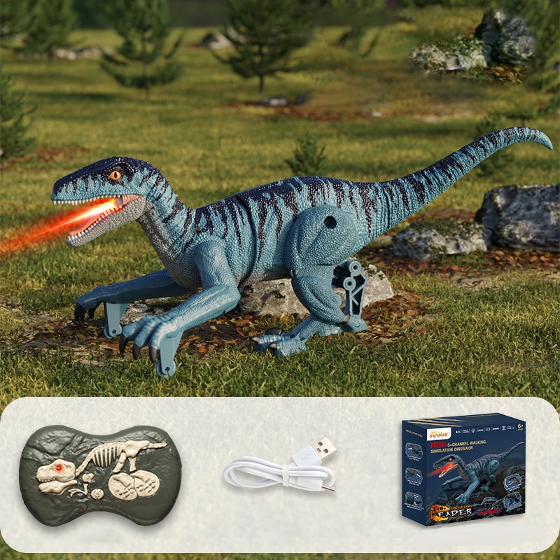 Jual Dinosaurus RC 2.4G Remote Control Raptor Dinosaurus Mainan ...