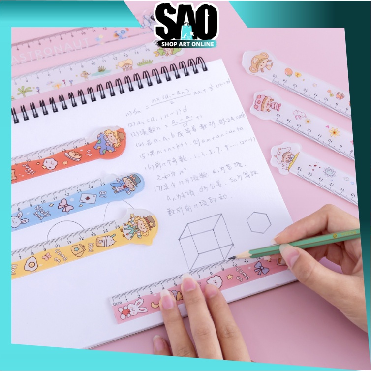 Jual SAO - S6069 Penggaris Lucu 15 Cm / Penggaris Plastik Funny ...