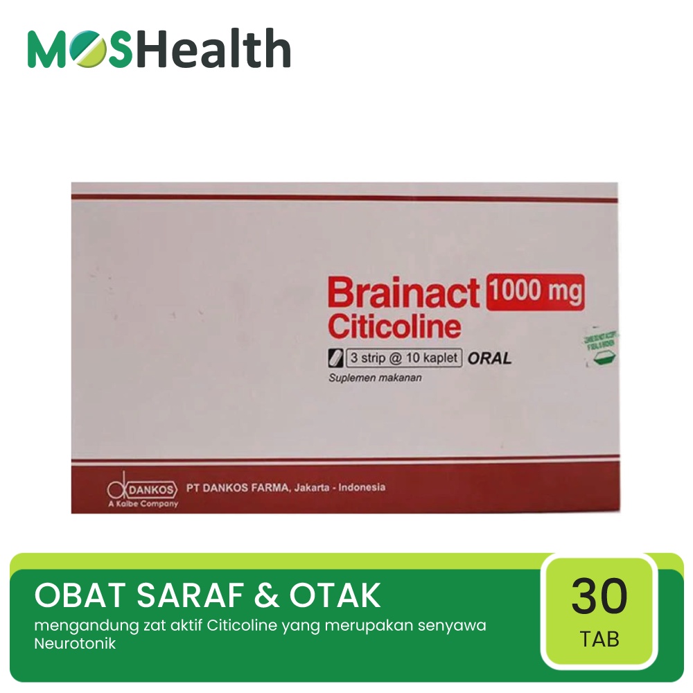 Jual BRAINACT 1000 MG 30 TAB/BOX | Shopee Indonesia