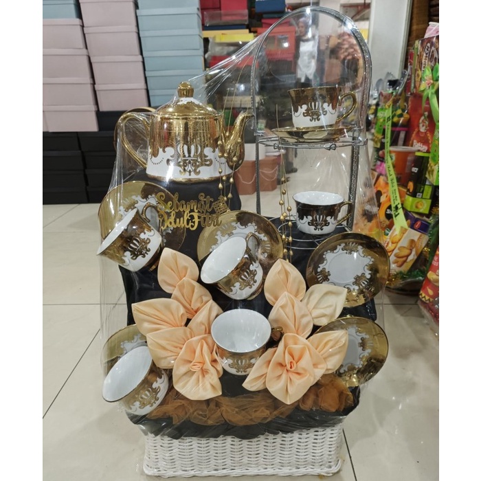 Jual [100% Grnsi] Parcel Pecah Belah Lebaran/ Parcel Piring /Parcel ...