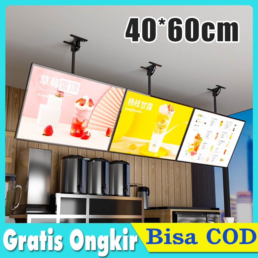 Jual LED Cafe Menu Board BRACKET | LED Signboard | Light Board | LED ...