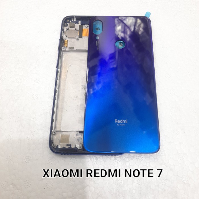 Jual kesing housing casing fullset xiaomi redmi note 7 tulang frame ...