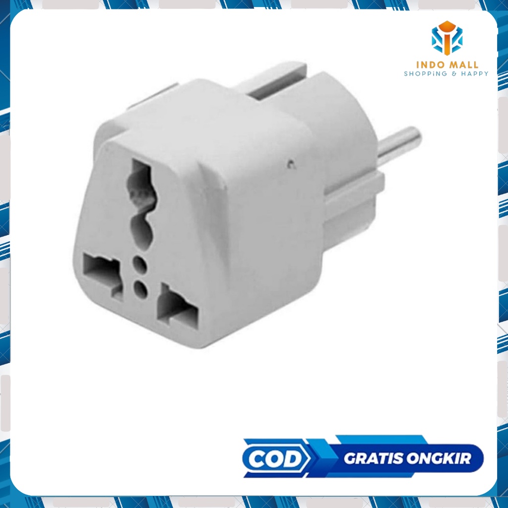 Jual Adapter Travel Converter Over Steker Colokan Listrik Kaki 3 ke ...