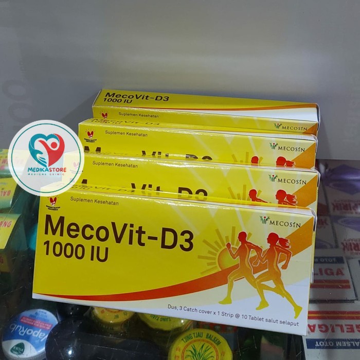 Jual (murah)- mecovit d3 1000iu box isi 30 tablet -100% original ...