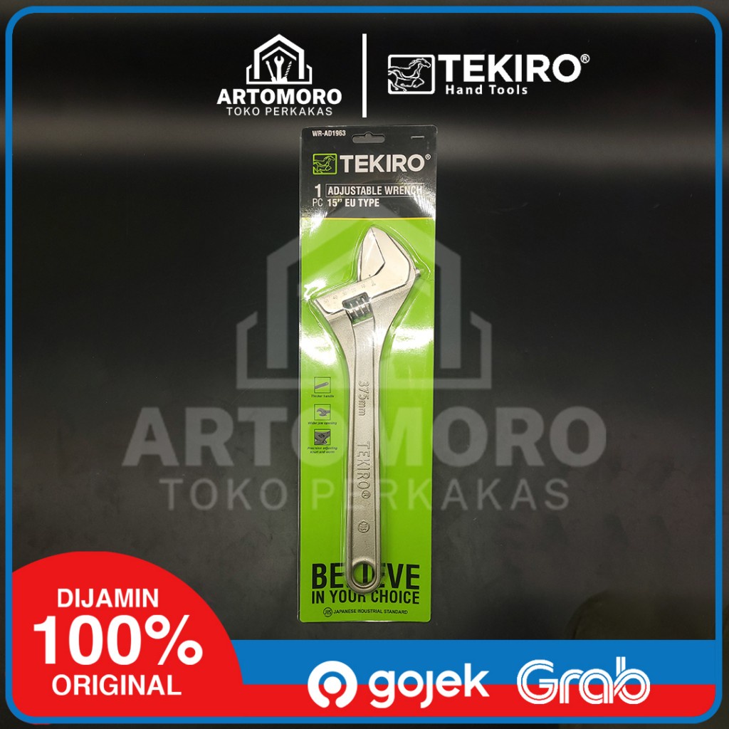 Jual Kunci Inggris 15 inch Tekiro Adjustable Wrench Tekiro | Shopee ...