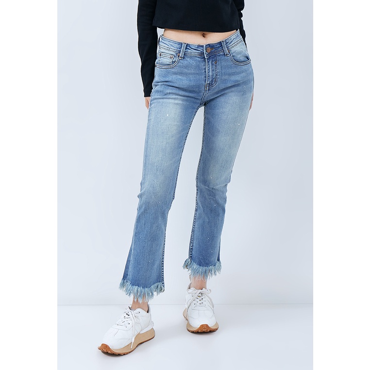 Jual ODIVA - Levia Cutbray Jeans | Celana Denim Wanita 7/8 Jins Jens ...
