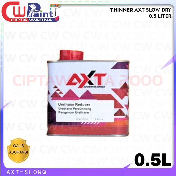 Jual Thinner Pengencer Urethane AXT Uretahe Reducer Slow Dry 0.5 Liter ...