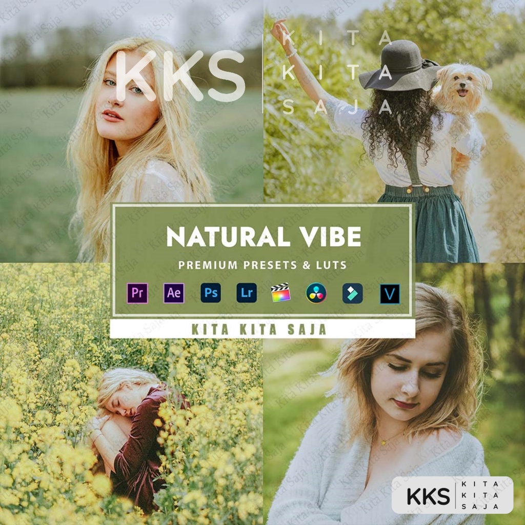 Jual Natural Vibe - Premium Preset Lightroom Foto dan Video LUT LUTs VN ...