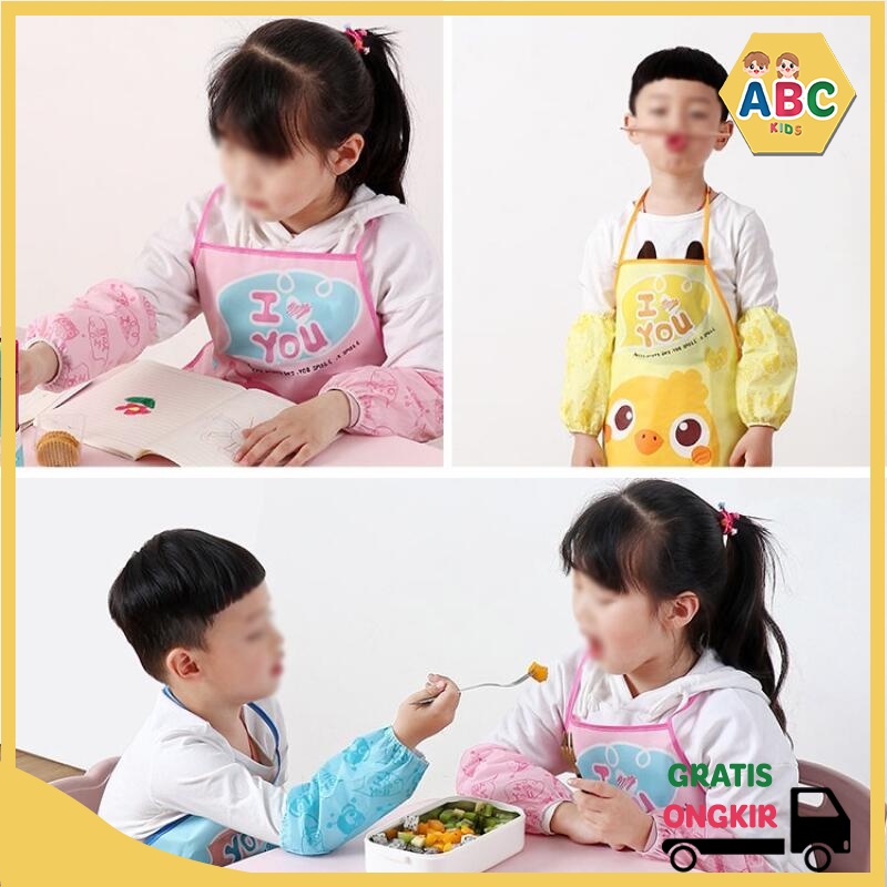 Jual ABC KIDS Celemek Anak TK Apron Anak Untuk Melukis Berkebun ...