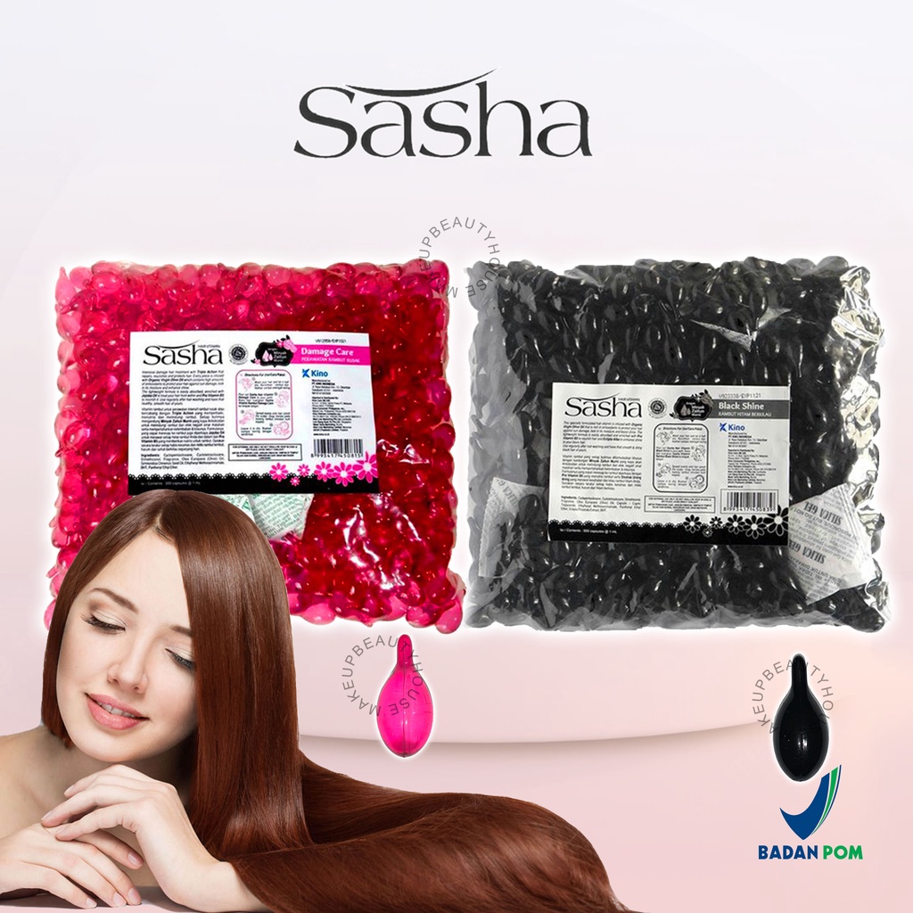 Jual Sasha Hair Vitamin Color Glow 6 Butir | Shopee Indonesia