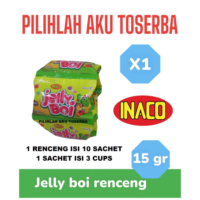 Jual Inaco MINI JELLY BOI Renceng - ( HARGA 1 RENCENG ) | Shopee Indonesia