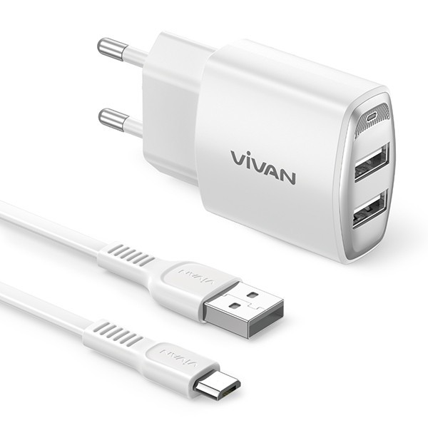 Jual [ NEW VIVAN POWER PORT PLUS KABEL USB MICRO ]- VIVAN Power Port ...