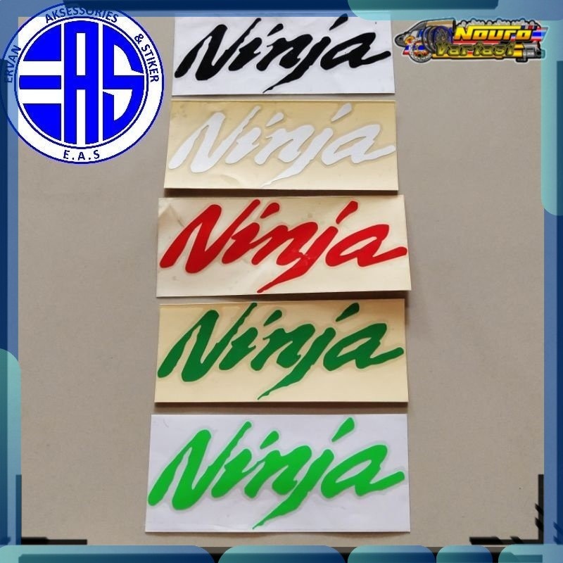 Jual Sticker stiker cutting KAWASAKI NINJA 250 150 RR NEW R THAILAND ...