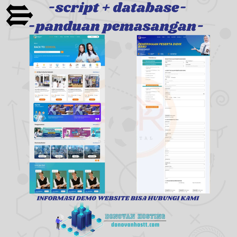 Jual Script Source Code Website Sekolah Kontrol Mudah Via Wordpress Shopee Indonesia