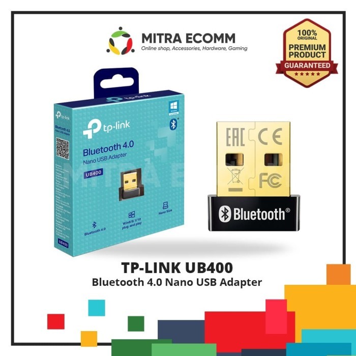 Jual TP-LINK UB400 BLUETOOTH 4.0 NANO USB ADAPTER - TP LINK UB 400 ...