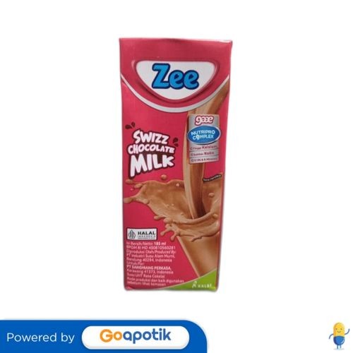 Jual Zee Susu Uht Rasa Coklat 185 Ml Tetrapak | Shopee Indonesia