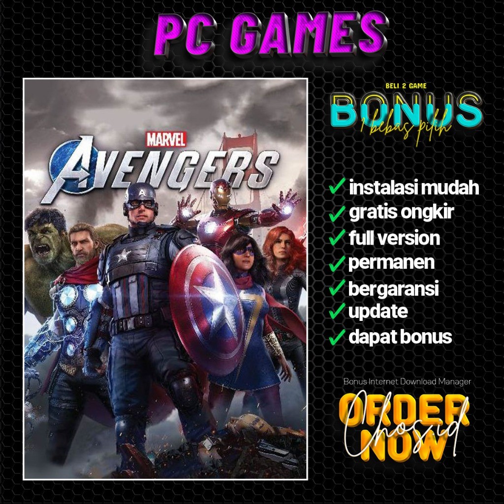Jual Marvels Avengers The Definitive Edition | Game PC - Laptop | Shopee Indonesia