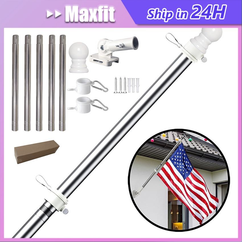 Jual Set 1.8M Tiang Bendera Dinding Stainless Stell Ukuran 1,8 Meter ...
