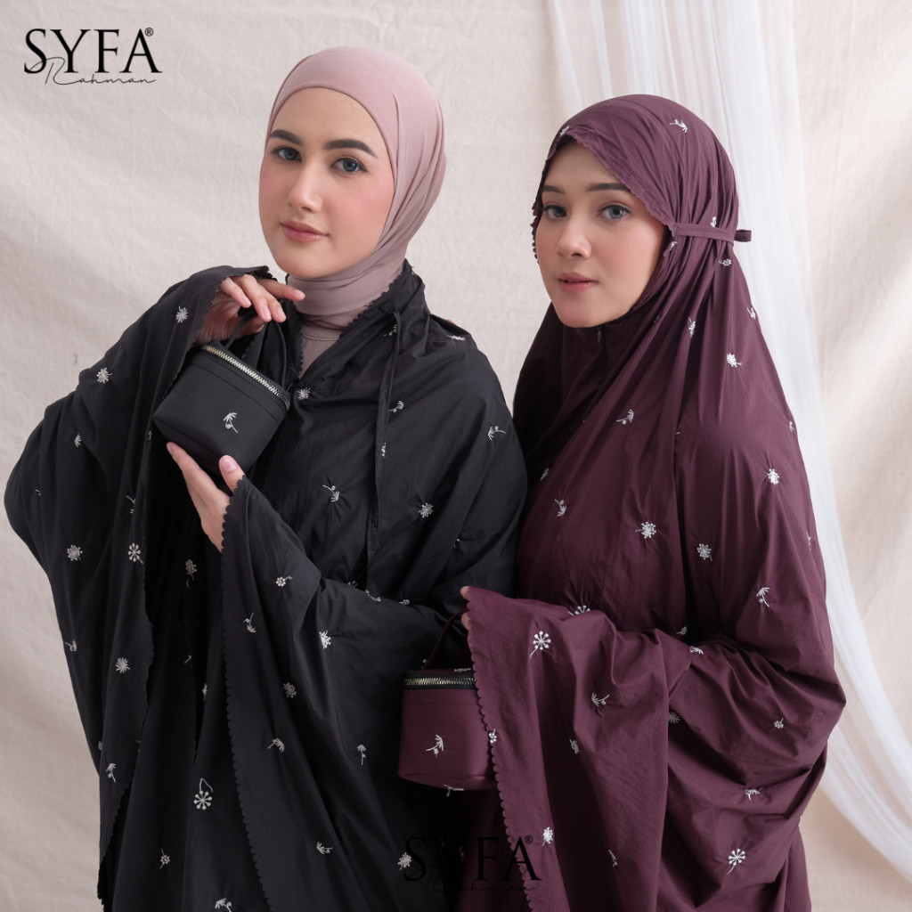 Jual SO99 Syfa Rahman - Mukena Mini Parasut Premium Korea Travel Dewasa ...