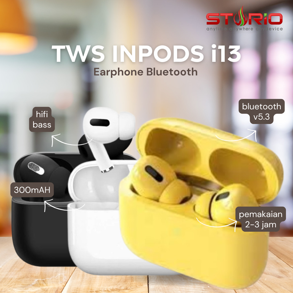 Jual TWS Inpods i13 Pro Earphone Wireless Headset Bluetooth i13 Full ...