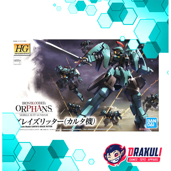 Jual Drakuli HQ BANDAI Plamo HG IBO Carta's Graze Ritter | Shopee Indonesia