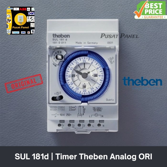 Jual TIMER SWITCH THEBEN SUL 181 d analog ORIGINAL | Shopee Indonesia